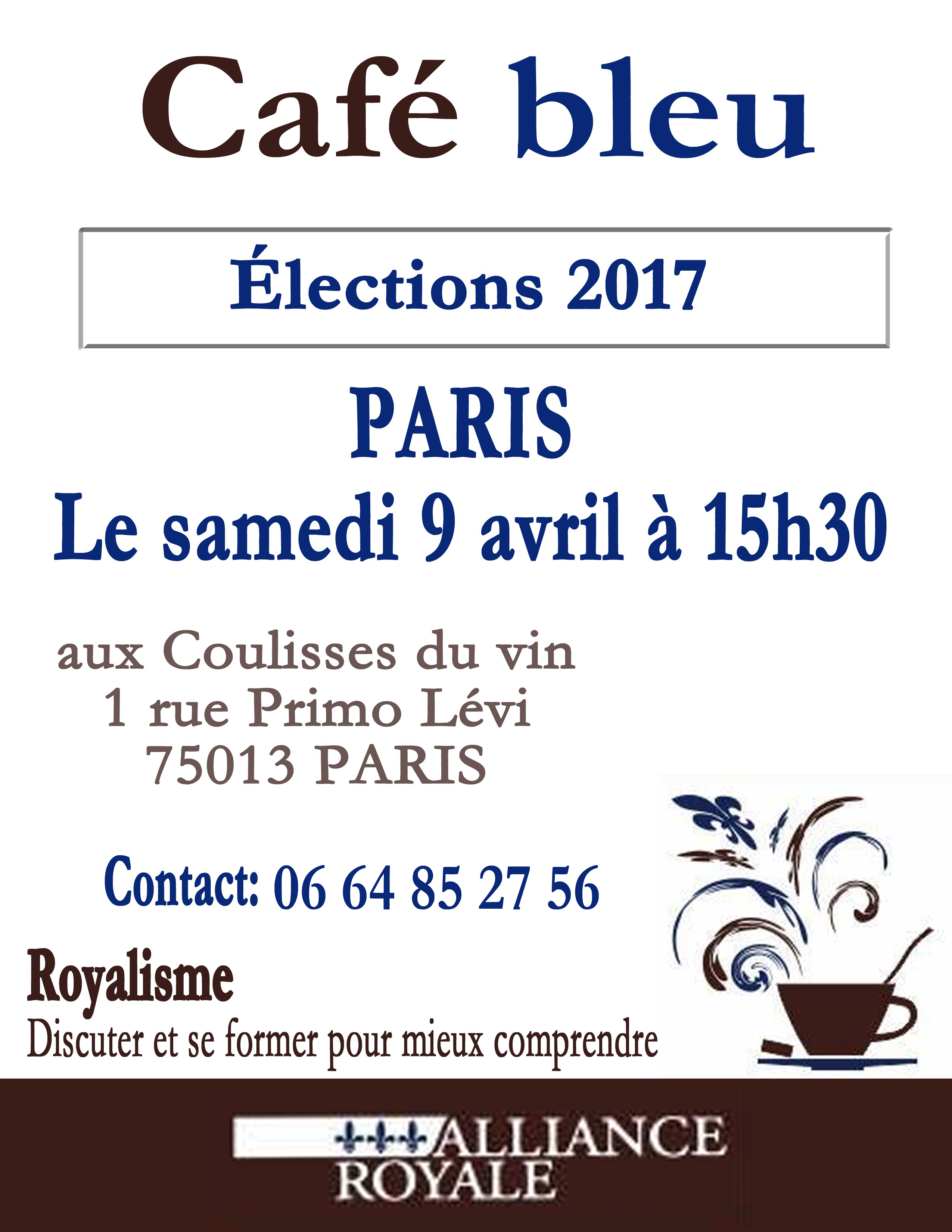 Café bleu Parisien | Alliance Royale